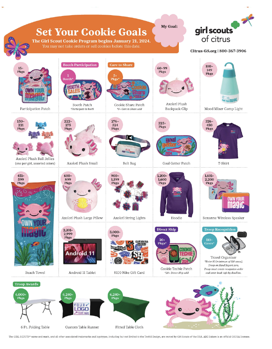 For Cookie Sellers | Girl Scouts of Citrus